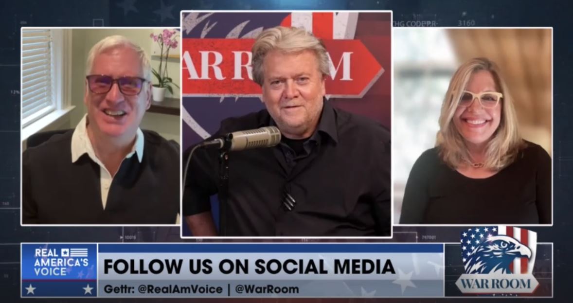 TGP’s Jim Hoft and Patty McMurray Join Steve Bannon on the War Room to ...