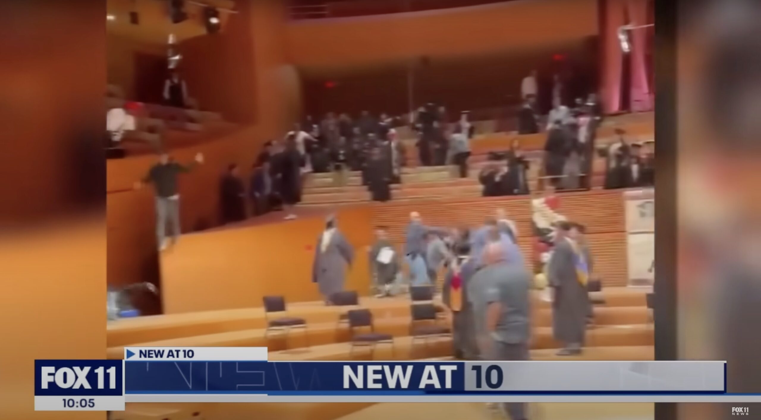 Wild Video Captures Brawl at Los Angeles High School Graduation for ...