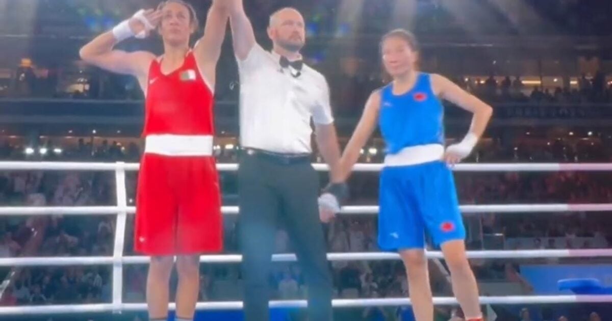Male Boxer Imane Khelif Takes the Gold in Women’s Boxing at the Woke ...